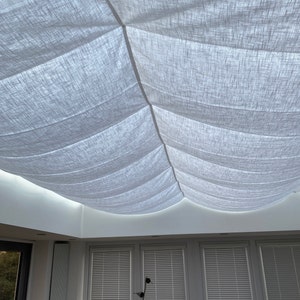 Cotton Muslin Blind, Flat Curtain, Egyptian Cotton, Max Length 120cm - Etsy