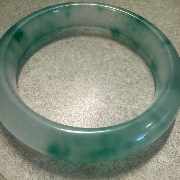 Thin Jade Bangle – Real Natural Jadeite Bracelet for Women’s Gift - Etsy