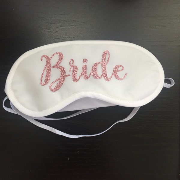 Bride Sleep Mask – Bachelorette Party Favors, Bridesmaid Gift - Etsy