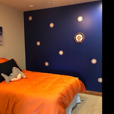 Bulls Eye Target Wall Decals Set of 10 Soft Bullet Darts Targets Kids ...