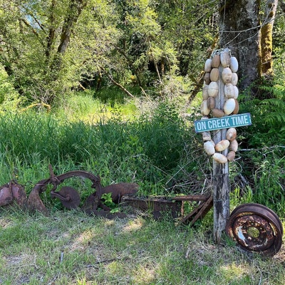 Let It Grow Metal Garden Sign Custom Garden Gate Sign Gardener Friend ...