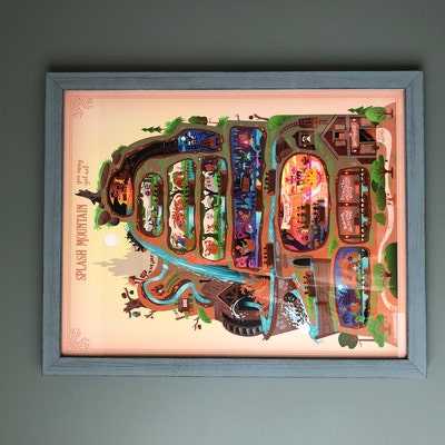 Splash Mountain Print, Magic Kingdom, Walt Disney World - Etsy