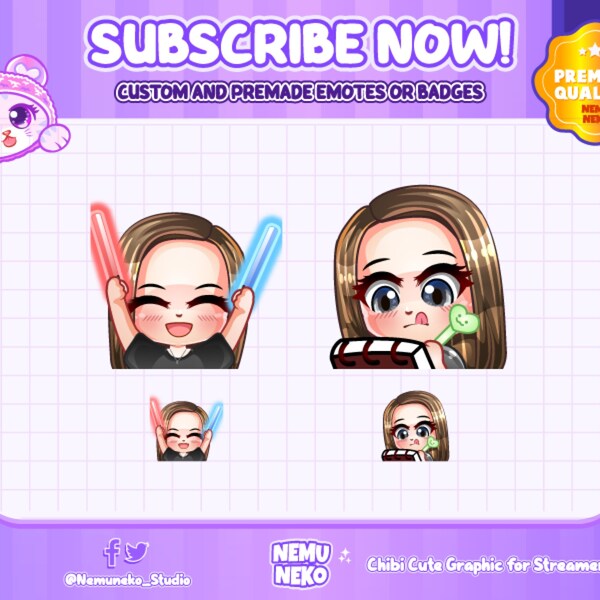 Custom Animated Emotes, Emojis, Sub Emotes for Your Twitch, Youtube ...