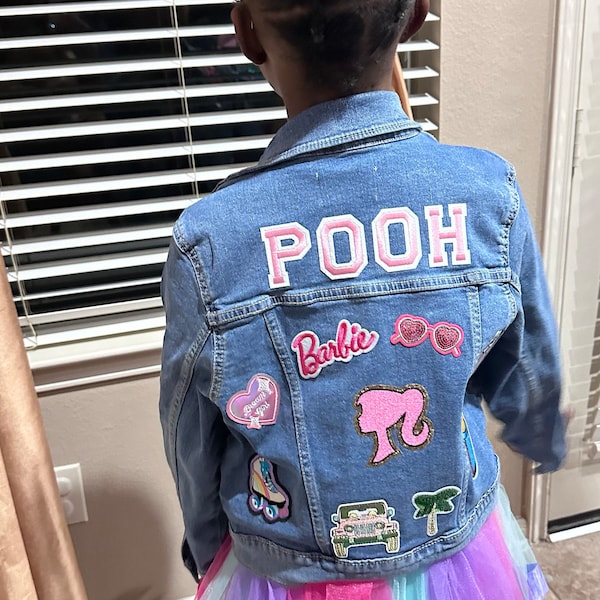 Custom Patch Jacket | Custom Jean Jacket With Patches and Name ...