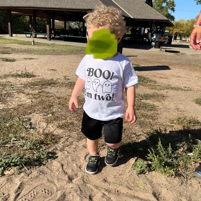 Boo I'm Two Birthday Shirt Halloween 2nd Birthday Shirt - Etsy
