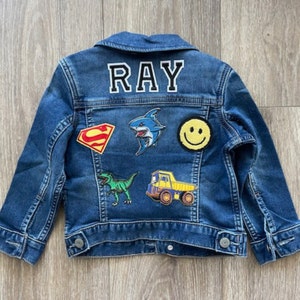 Mermaid Jacket Jean Girls Patch Jacket Custom Mermaid Girls Jacket ...