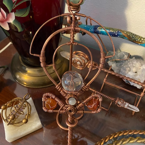 Columbian Light Crystal and Lemurian Seed Quartz Crystal Healing Wand 2 ...