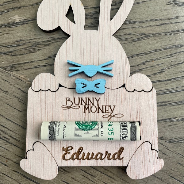 Easter Bunny Money Holder, Bunny Money Holder, Easter Basket, Easter ...