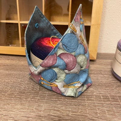 Yarn Keeper Bento Style Yarn Bowl Sheep Print - Etsy