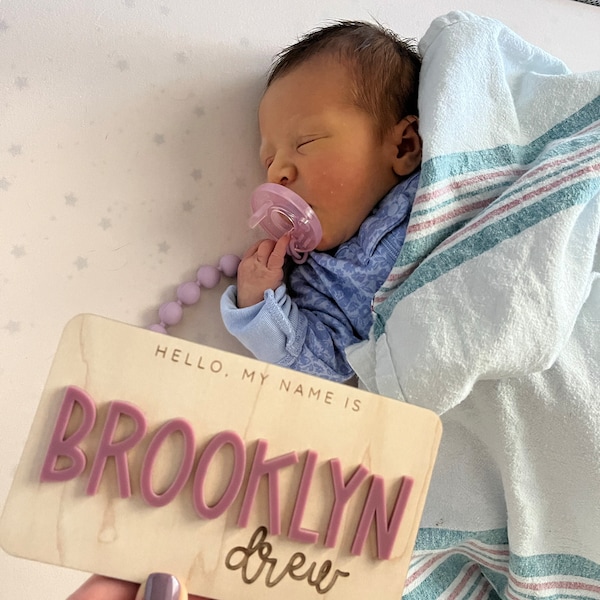 Baby Name Announcement, Name Announcement, Birth Announcement, Name ...