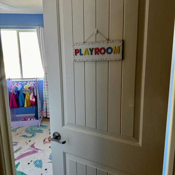 Beware Teenagers Bedroom Door Sign Wall Plaque Home Decor Funny ...