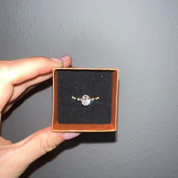 Oval Engagement Ring. Rose Gold Wedding Rings. High Quality Wedding ...