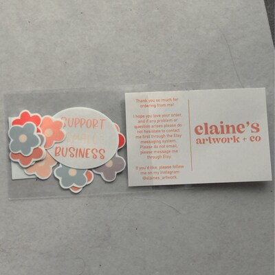 Mini Flower Sticker Pack 12 PC Aesthetic Stickers, Flowers, Minimalist ...