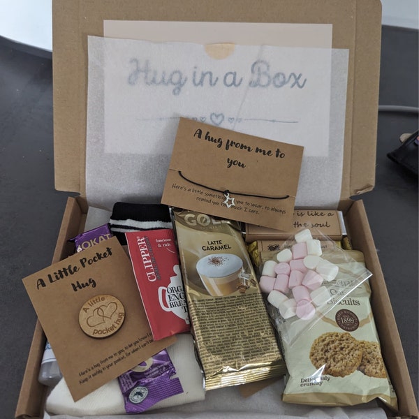 Box of Positivity Hug in a Box Gift Box Kindness Happiness Gifts for ...