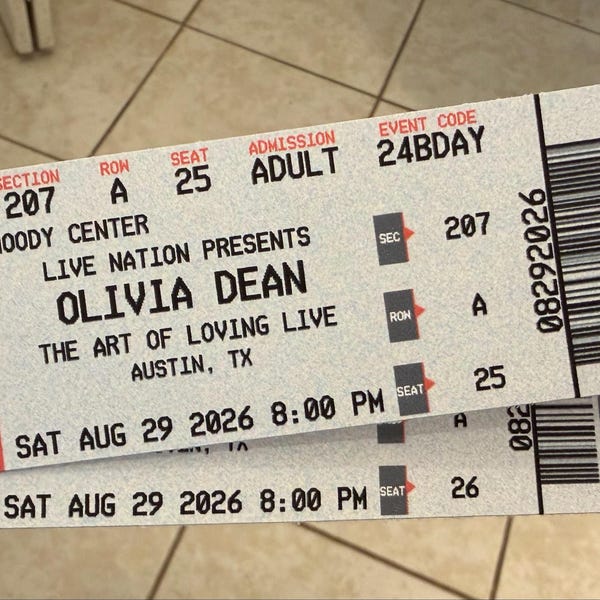 Custom Concert Ticket Stub – Personalized Event Memorabilia - Etsy