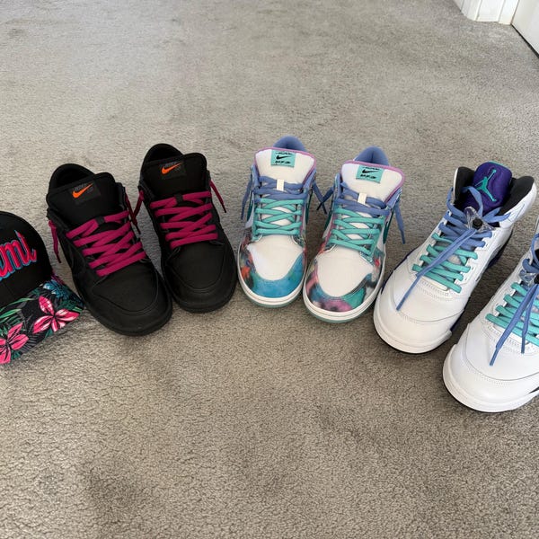 Over 50+ Colours Thick Fat Oval Shoe Laces Replacements Laces for Dunk ...