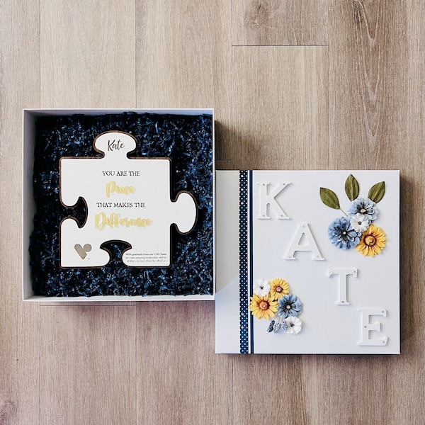 Personalized Retirement Puzzle Piece Gift: Farewell Keepsake - Etsy
