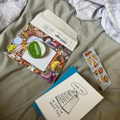 I'm Ever so Grate Full Thank You Card Funny Thank You Card Cheese Pun ...