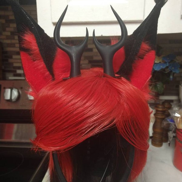 ZZZ Zenless Zone Zero Hoshimi Miyabi Cosplay Ears - Black Gray Fox Ears ...