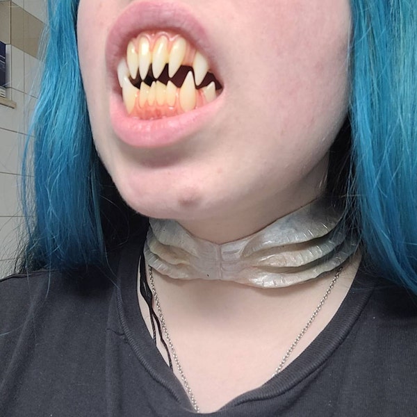 Soulshade Godjira Teeth / FX Teeth / Sharp Teeth / Halloween / Horror / Haunted House / Demonic ...