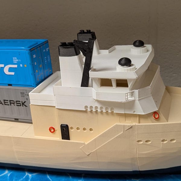 Painted Version, Ho Scale Built Bulk Cargo Ship 28” Long - Etsy