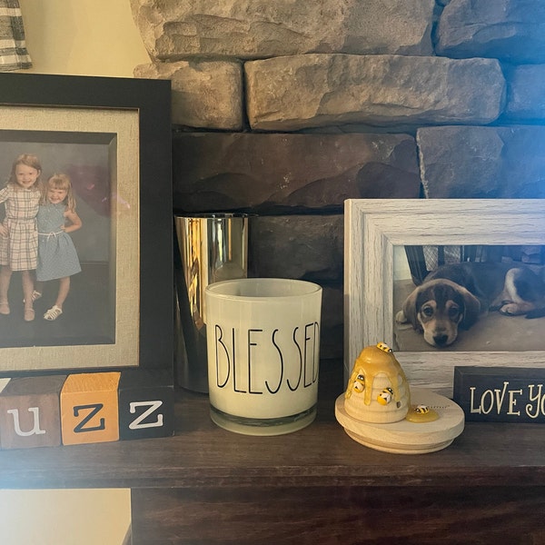 Black and White Farmhouse Tiered Tray Decor Set//farmhouse Decor// Rae ...