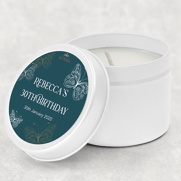 Dye Sublimation Metal Candle With Lid Mockup | Add Your Own Image and ...