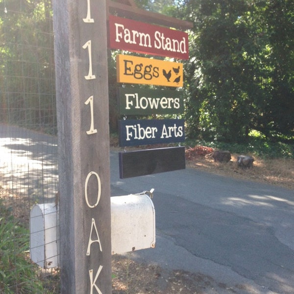 Farm Stand Sign | Custom Farmers Market Signage | Roadside Natural ...