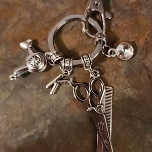 Crystal Point Keychain, Healing Crystal Pendant Keychain, Crystal ...