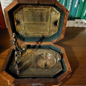 Antique Maritime Nautical Compass Sextant Vintage Marine Astrolabe Ship ...