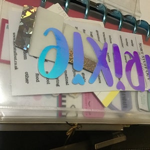 Mini Happy Planner Pouch Skinny Mini Clear Sticker Storage - Etsy