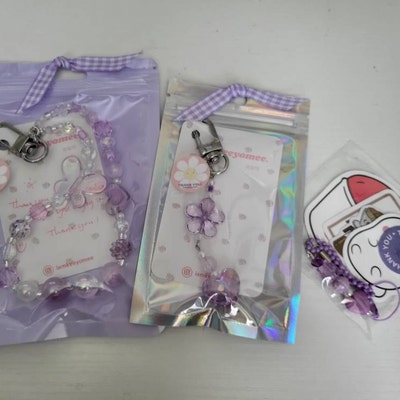 Pink Bow Tie Phone Charm Strap Phone Lanyard Phone - Etsy