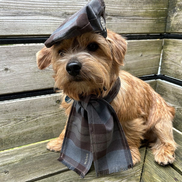 Balmoral Bonnet Dog Hat, Dog Hat, Caubeen Dog Hat, Dog Cap, Dog Bonnet ...