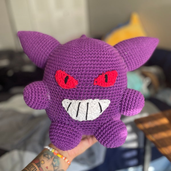 Gengar Pattern, Pandacrocheting Style - Etsy