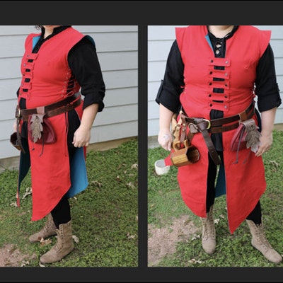 Tabard Sewing Pattern, Female Medieval Surcoat, XXS XXL, Sideless Tabard Pattern, A0, A4 Us ...