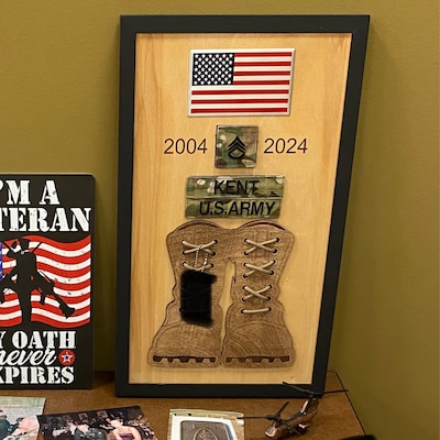 Airborne 3D Graduation/ Promotion/ Army Gift, Name Tapes Not Included ...