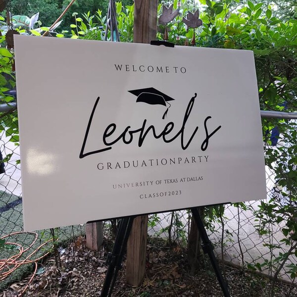 Graduation Welcome Sign, Graduation Poster Download, Graduate ...