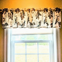 Gift for a Bird Lover Outdoor Valance Nature Birds, Rustic Red Cardinal ...