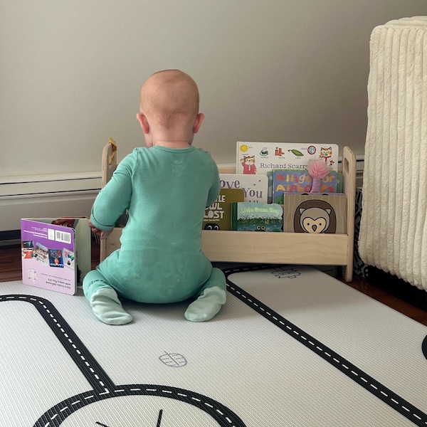 Corner Shelf Montessori Toy Shelf Corner Toyshelf Montessori Wooden ...