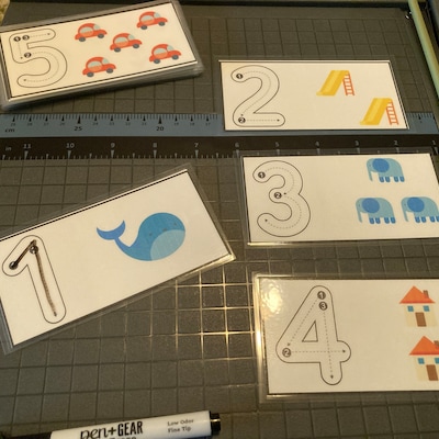 Colored Cube Patterns Task Box Activity Set Montessori Learning Toy for ...