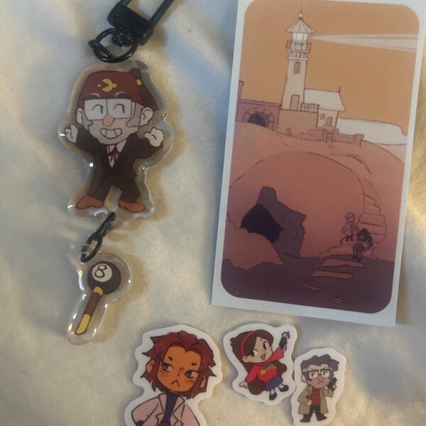 FINAL RESTOCK | Gravity Falls Inspired Keychain Charms - Etsy