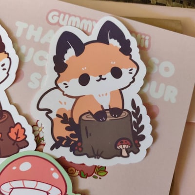 Kawaii Pumpkin Cow Matte Vinyl Sticker Stickers Fall Autumn - Etsy