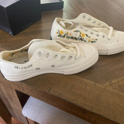 Custom Embroidered Converse High Tops/ Custom Converse Chuck Taylor ...