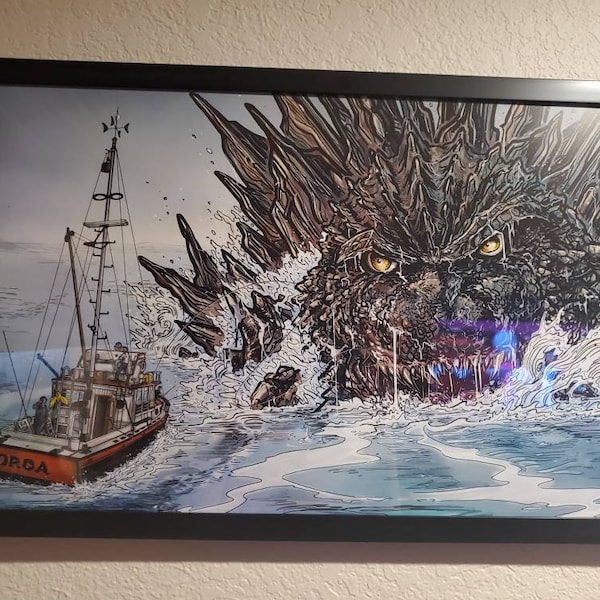 Godzilla Minus One X Jaws - Etsy