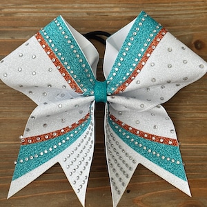 Custom College Cheer Bows Designed in Your Team Colors. Price Listed is ...