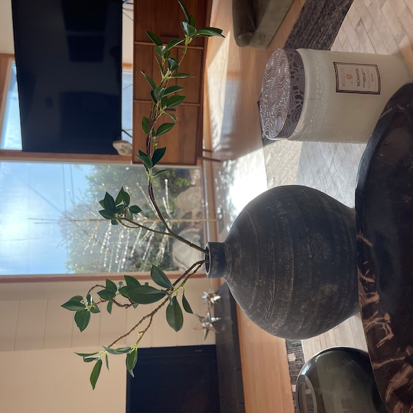 Ficus Microcarpa Branch Real Touch Artificial Faux Plant Home Decor ...