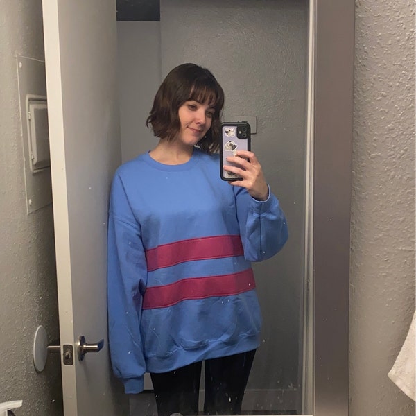 Frisk Shirt, Undertale Shirt, Frisk Sweatshirt, Costume, Cosplay Shirt ...