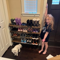 8" Depth Industrial Shoe Rack, Shoe Storage, Shoe Rack, Entryway Shoe ...