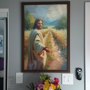 Walking With Jesus, I Will Walk With Christ, Come Follow Me, I Walk by Faith, Jesus Painting ...