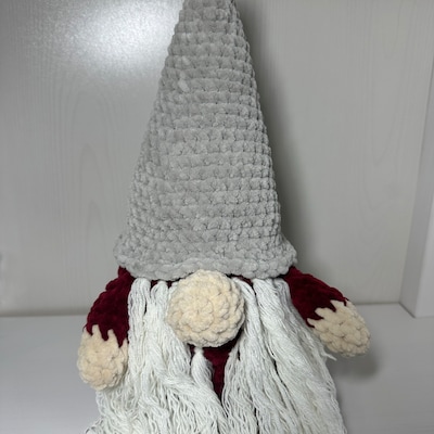 PATTERN: Plush Gnome Pattern Amigurumi Chunky Gnome Pattern Crocheted ...